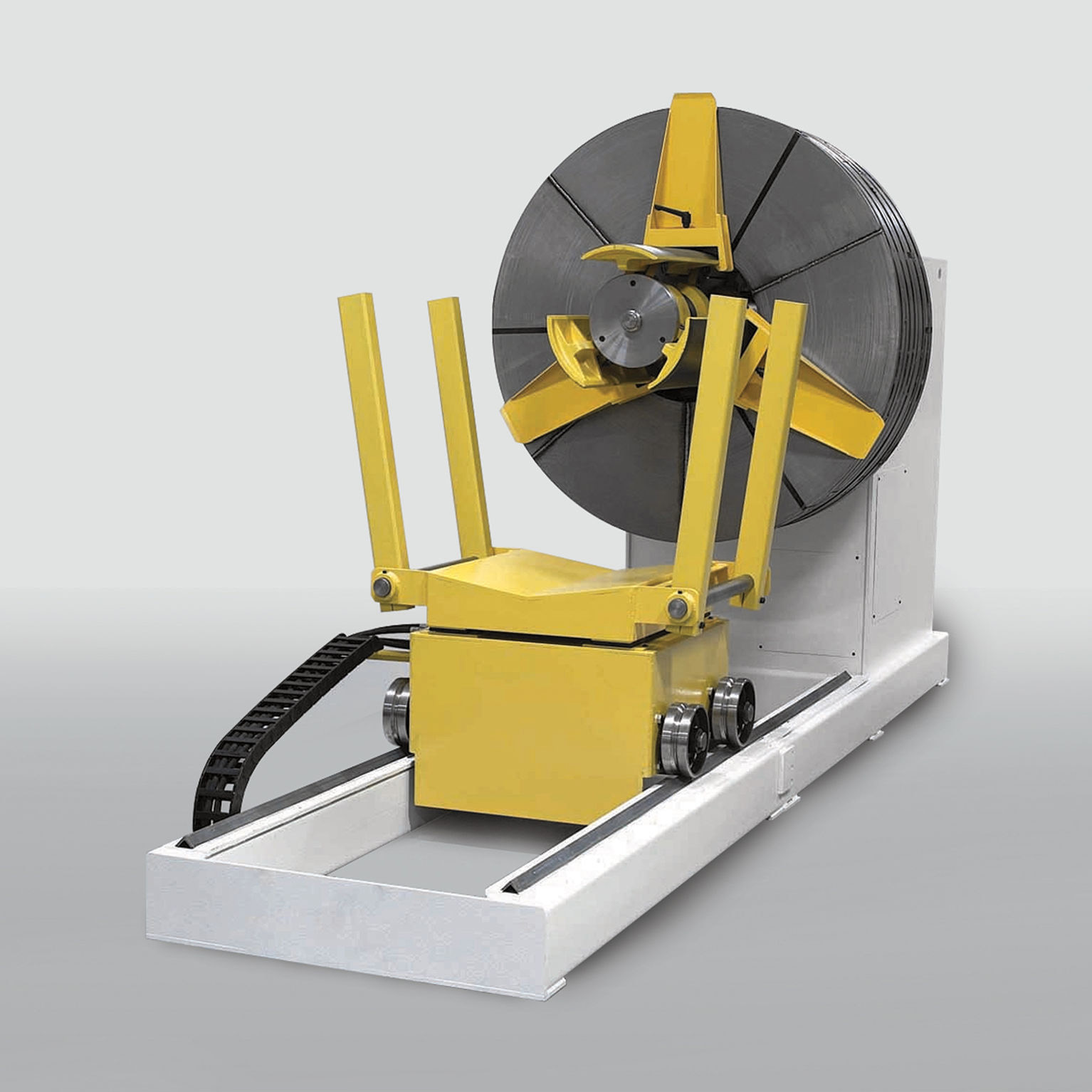 Heavy Duty Stock Decoiler with Loading Aid - Bruderer